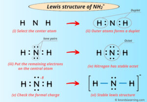 Lewis Structure of NH2- (With 6 Simple Steps to Draw!)