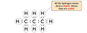 Lewis Structure of C3H8 (Propane) (In 6 Simple Steps)