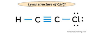 Lewis Structure of C2HCl (With 6 Simple Steps to Draw!)