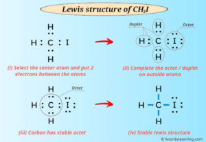 Lewis Structure of CH3I (With 6 Simple Steps to Draw!)