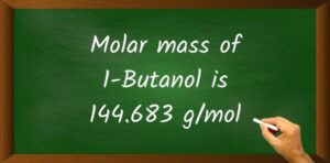 1-Butanol (C4H9OH) Molar Mass (With Calculations)