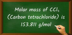CCl4 (Carbon tetrachloride) Molar Mass (With Calculations)