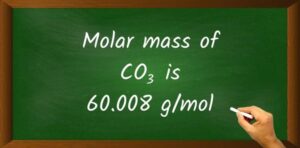 CO3 Molar Mass (With Calculations)