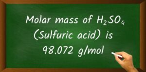 H2SO4 (Sulfuric acid) Molar Mass (With Calculations)
