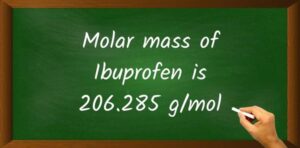 Ibuprofen (C13H18O2) Molar Mass (With Calculations)