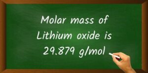 Li2O (Lithium oxide) Molar Mass (With Calculations)