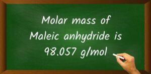 Maleic anhydride (C4H2O3) Molar Mass (With Calculations)