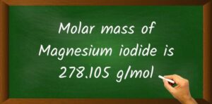 MgI2 (Magnesium iodide) Molar Mass (With Calculations)