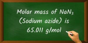 NaN3 (Sodium azide) Molar Mass (With Calculations)