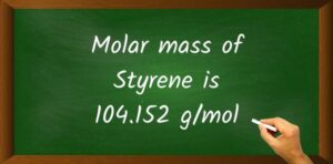 Styrene (C8H8) Molar Mass (With Calculations)