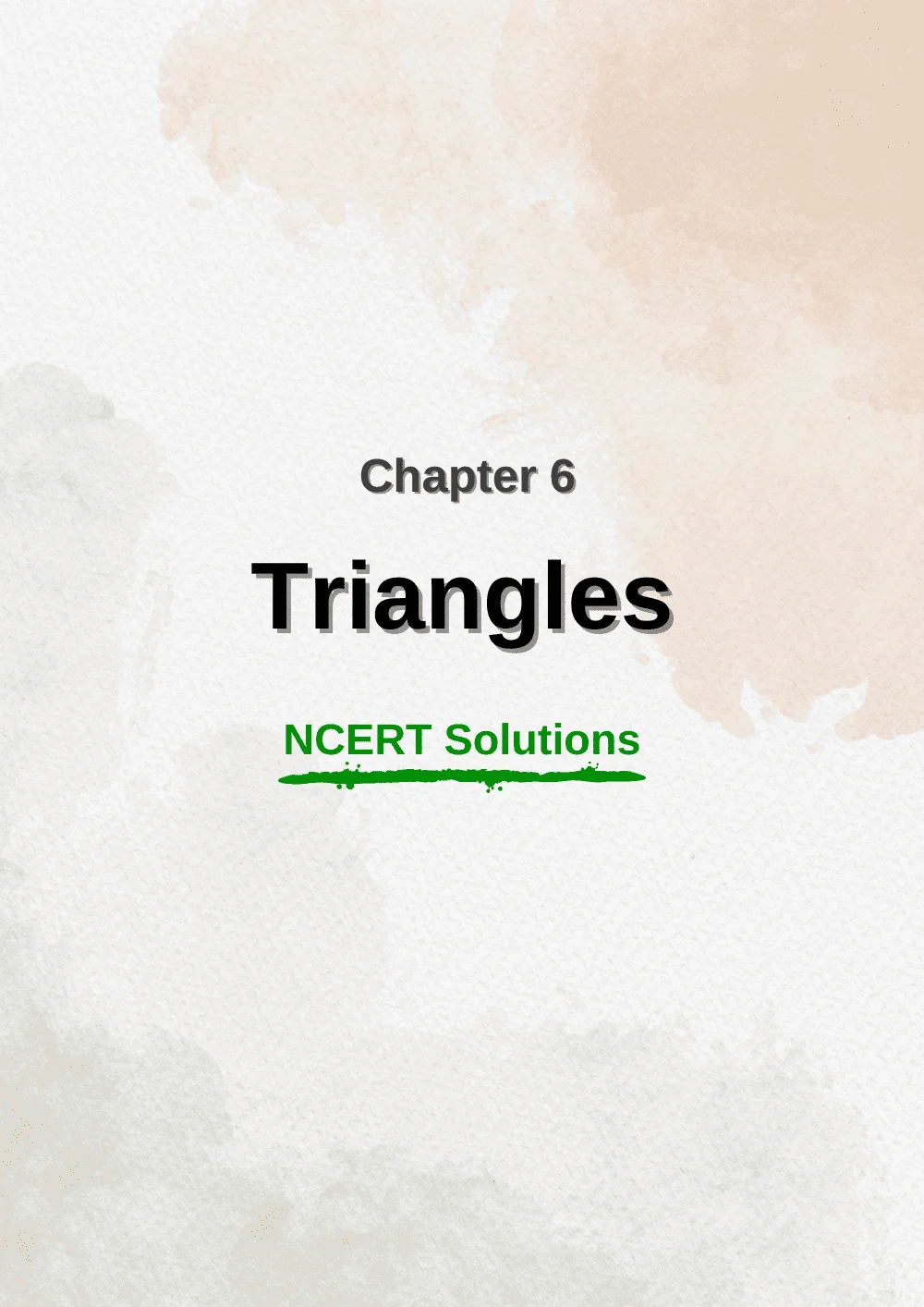 Ch 6: Triangles (NCERT Solutions) - Knords Learning